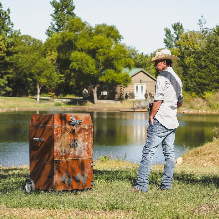 Corten Steel Roughneck Smoker
